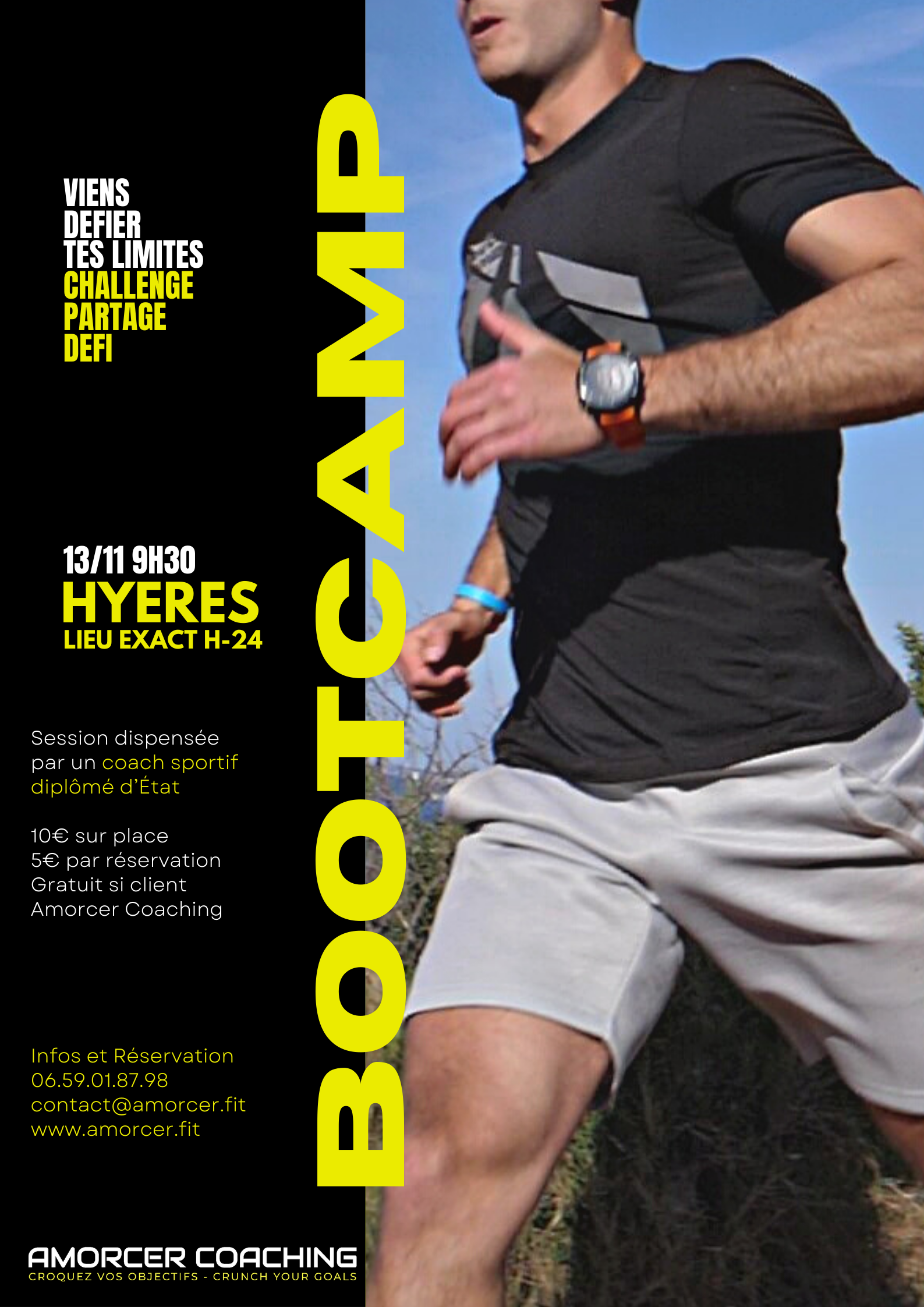 BOOTCAMP – Coach sportif Hyeres La Londe Carqueiranne La Crau Toulon